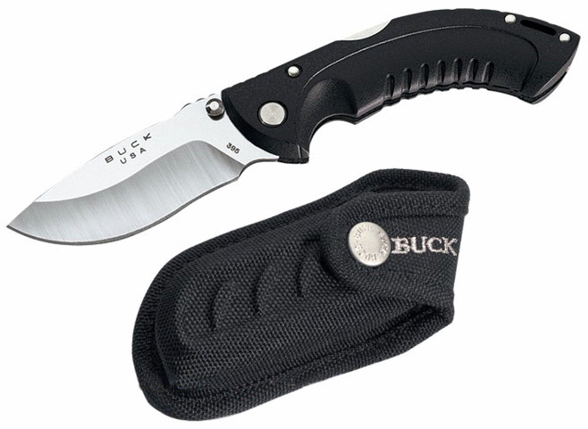 Buck Knives 395 Omni Hunter 10pt Folding Knife with Heavy-Duty Nylon S – Hub Sports Canada